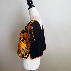 Mexican Crop Top, Embroidered Top, Mexican Traditional, Ethnic Clothing ...