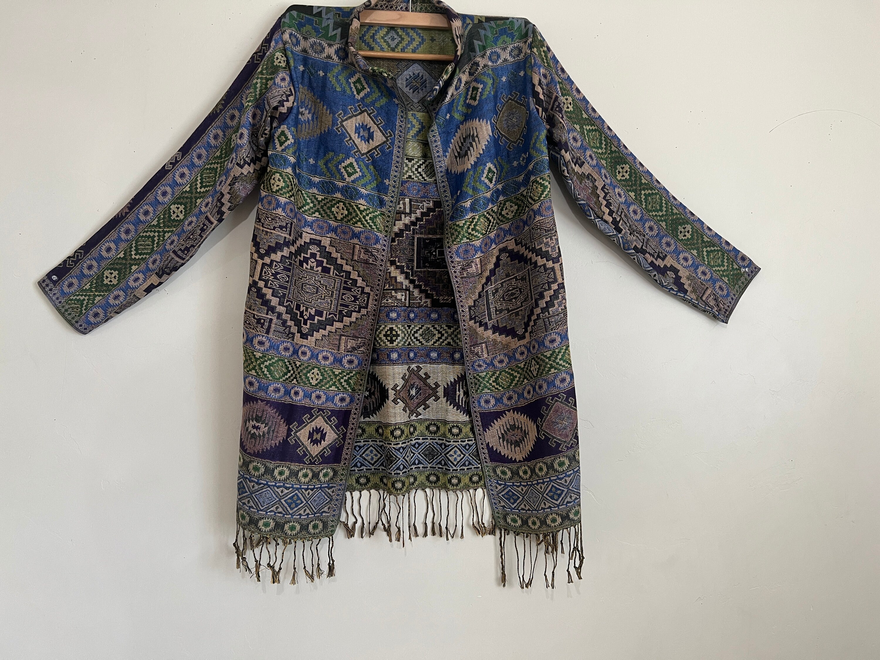 Mexican Fringe Jacket Mexican Trench Coat - Etsy