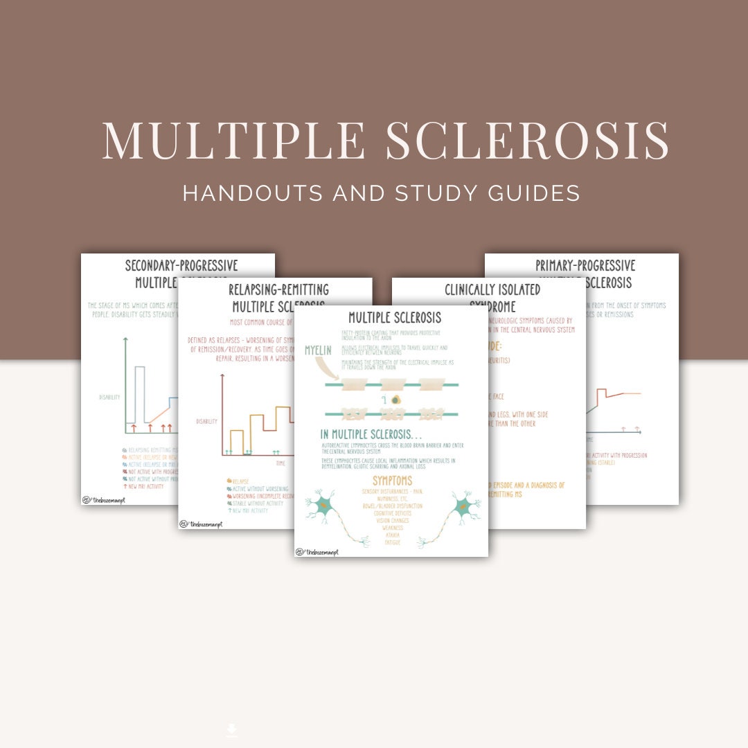 Multiple Sclerosis Educational Handout - MS, Physical Therapy, PT ...