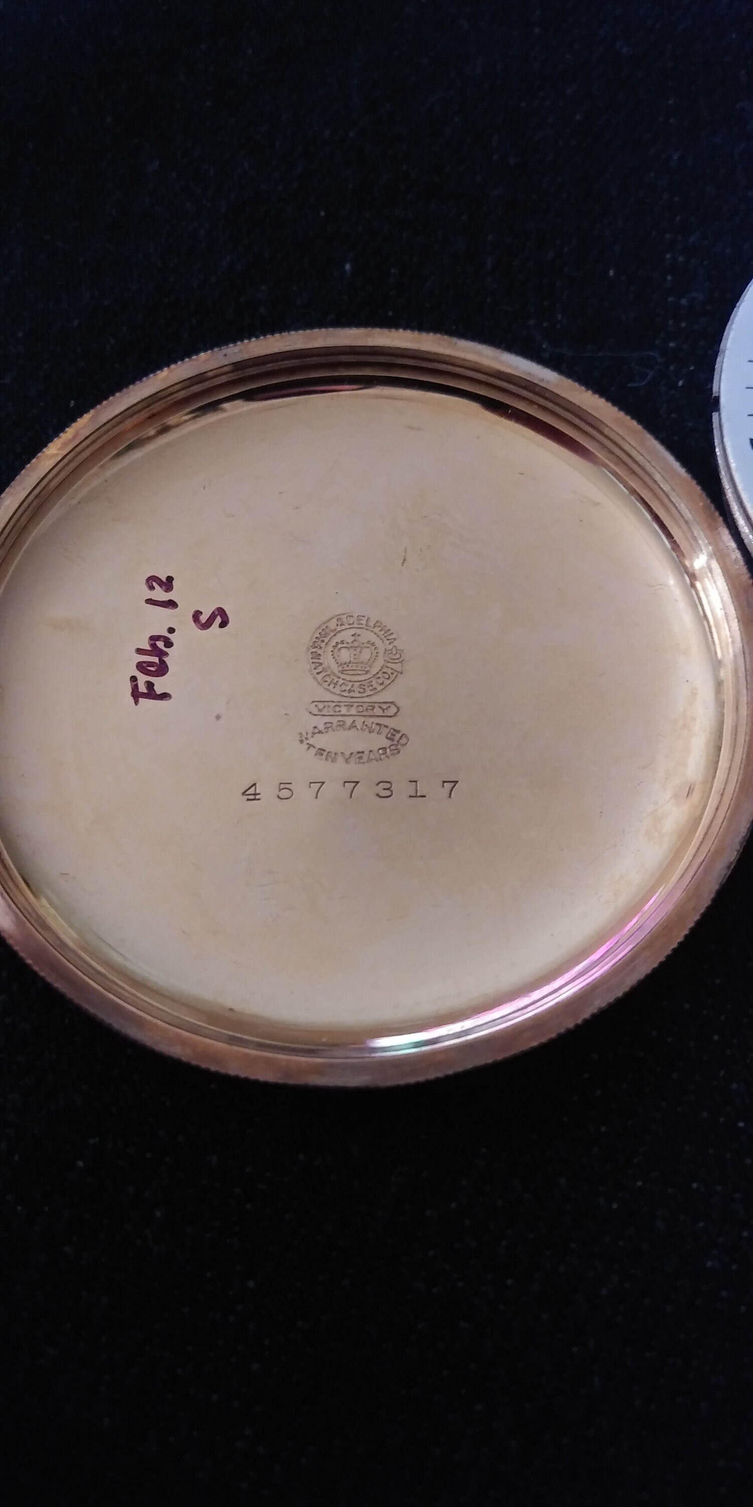 Philidelphia Watch Case Co Victory Evanston Pocket Watch - Etsy