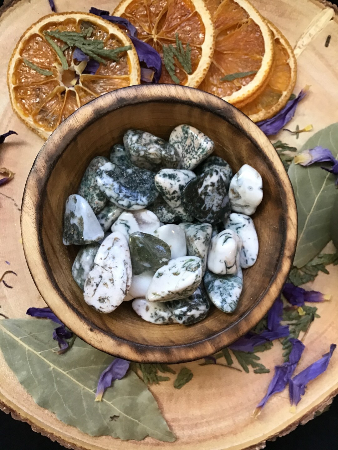 Tree Agate Tumbled Stone - Etsy