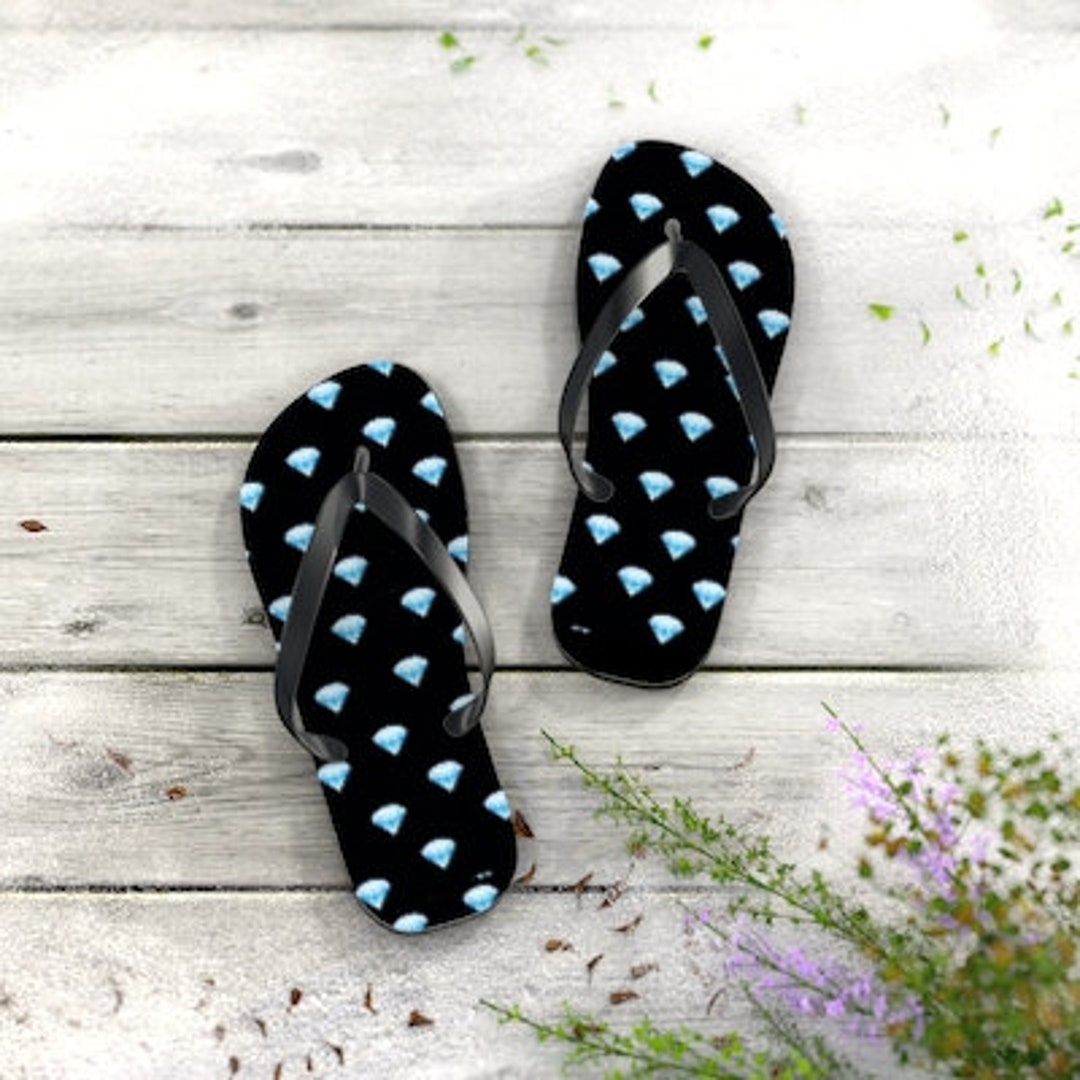 Diamond Flip Flops - Etsy