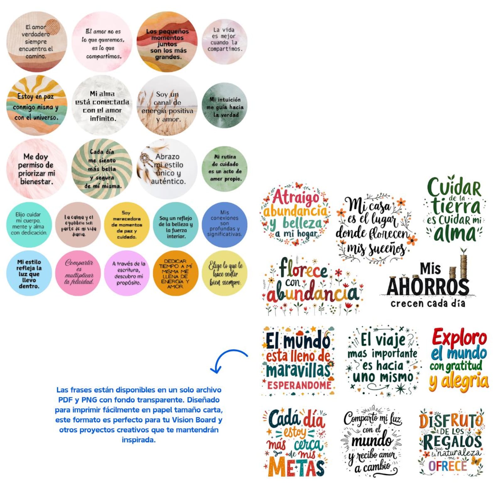 Imágenes Y Frases Para Vision Board En Español | Inspiración Y ...