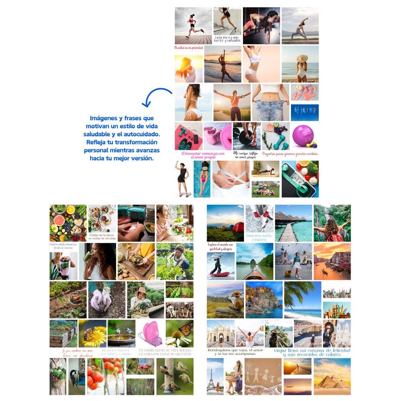 Vision Board Kit: Spanish Inspiration & Motivation (digital Download ...