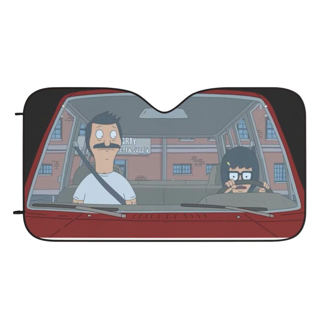 Bob's Burgers Tina Driving Car Sun Shade Visor - Etsy
