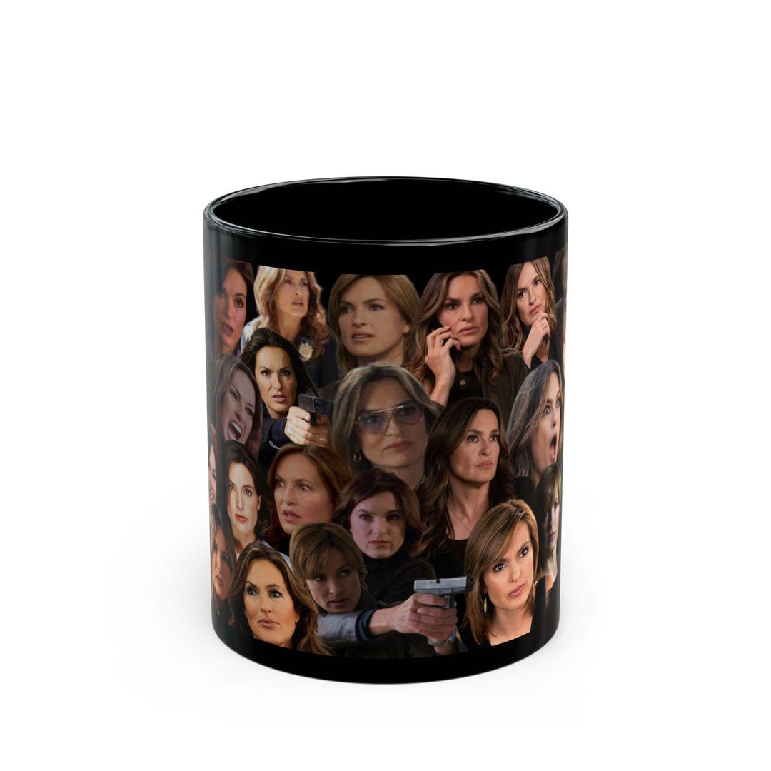 Olivia Benson Collage Mug | SVU Fan Gift | Special Victims Unit Coffee ...