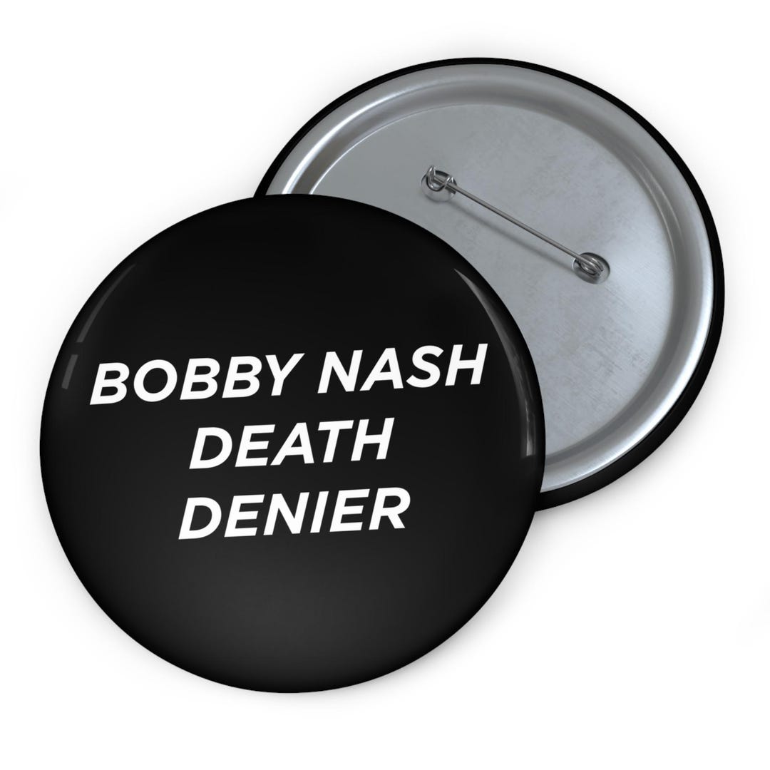 Bobby Nash Death Denier Button Pin | 9-1-1 Fan Merch and Gifts - Etsy