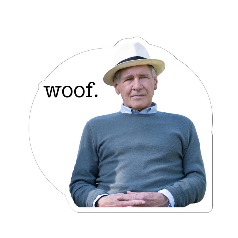 Shrinking Paul Woof Sticker | Harrison Ford | Shrinking TV Show Fan ...