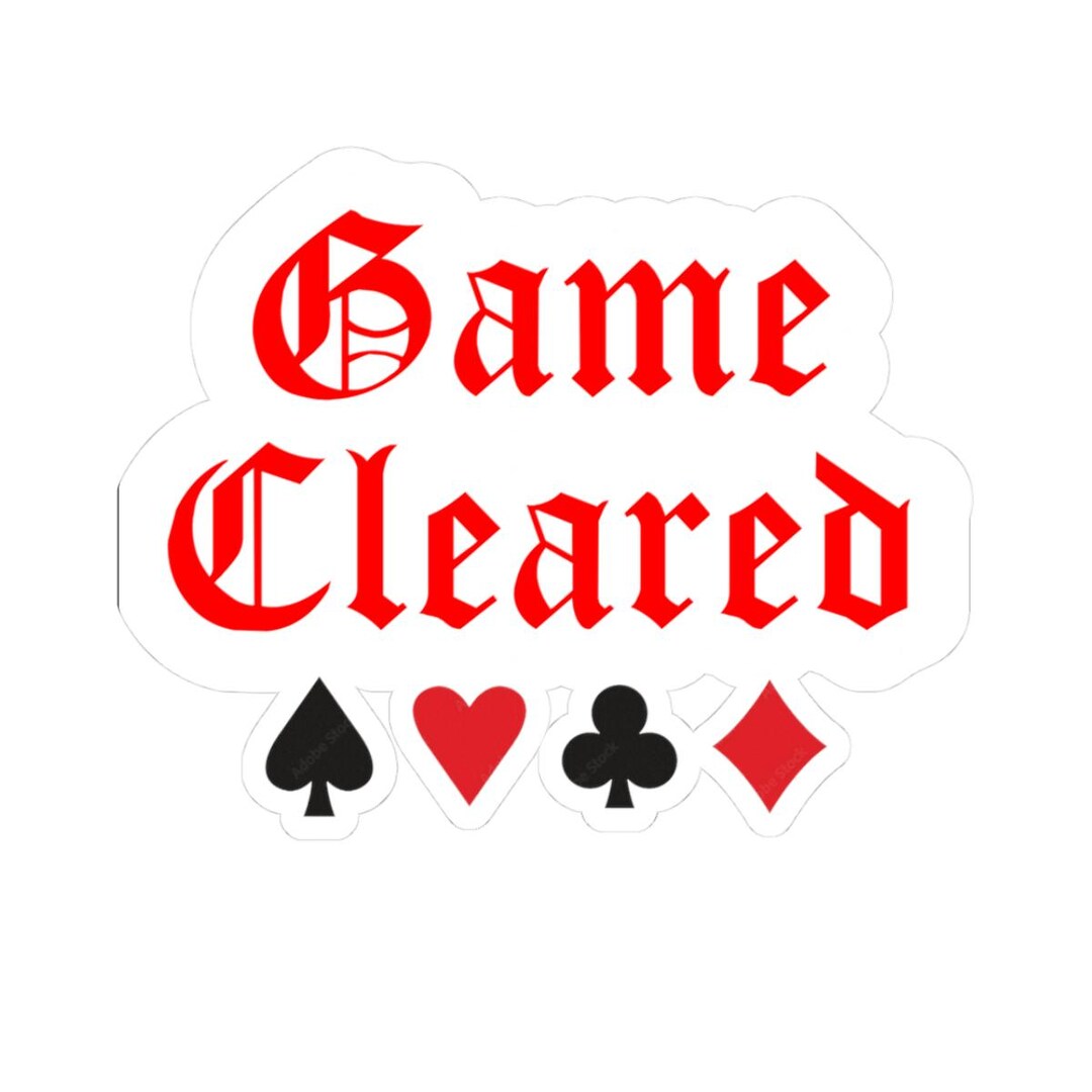 Alice in Borderland Game Cleared Sticker - Etsy