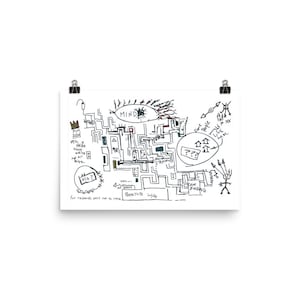 Petey's Map of Lumon Severed Floor Poster | Severance TV Show - Etsy