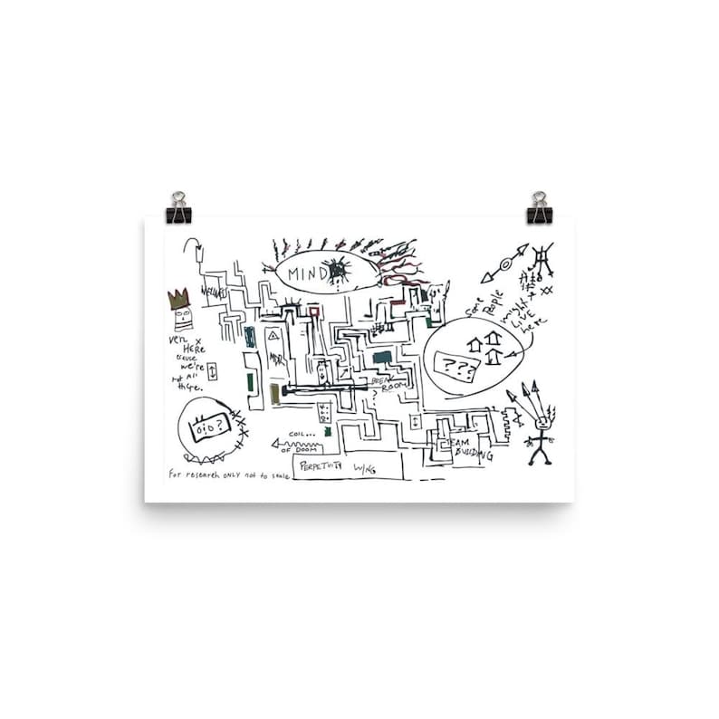 Petey's Map of Lumon Severed Floor Poster | Severance TV Show - Etsy