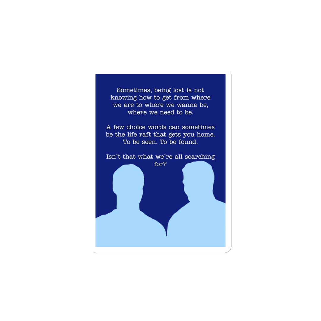 9-1-1 Buddie Magnet Sometimes Being Lost... Friendship Quote | Buck and ...