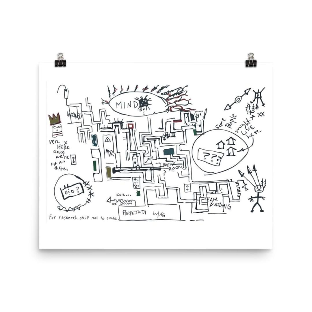 Petey's Map of Lumon Severed Floor Poster | Severance TV Show - Etsy