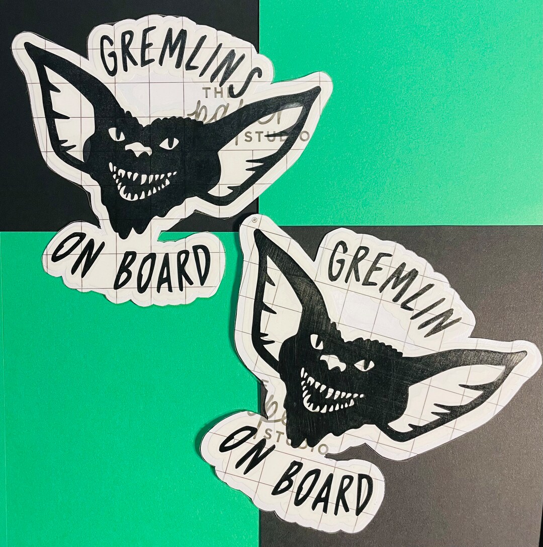 Gremlins/gremlin on Board Vinyl Decal - Etsy