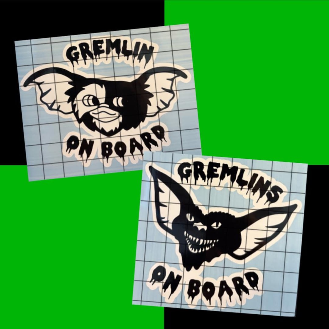 Gremlins/gremlin on Board | Vinyl Decal - Etsy