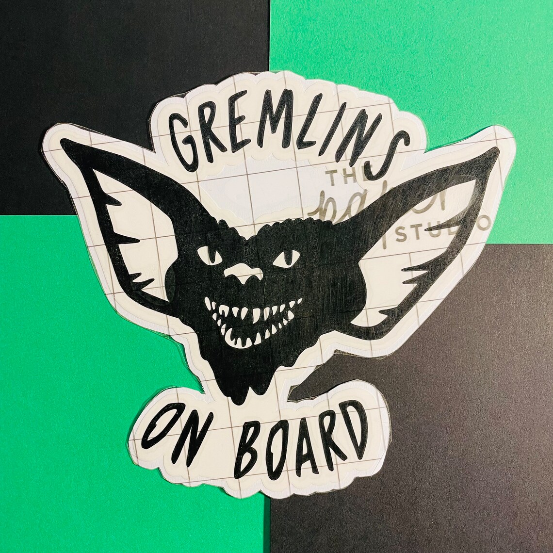 Gremlins/gremlin on Board Vinyl Decal - Etsy