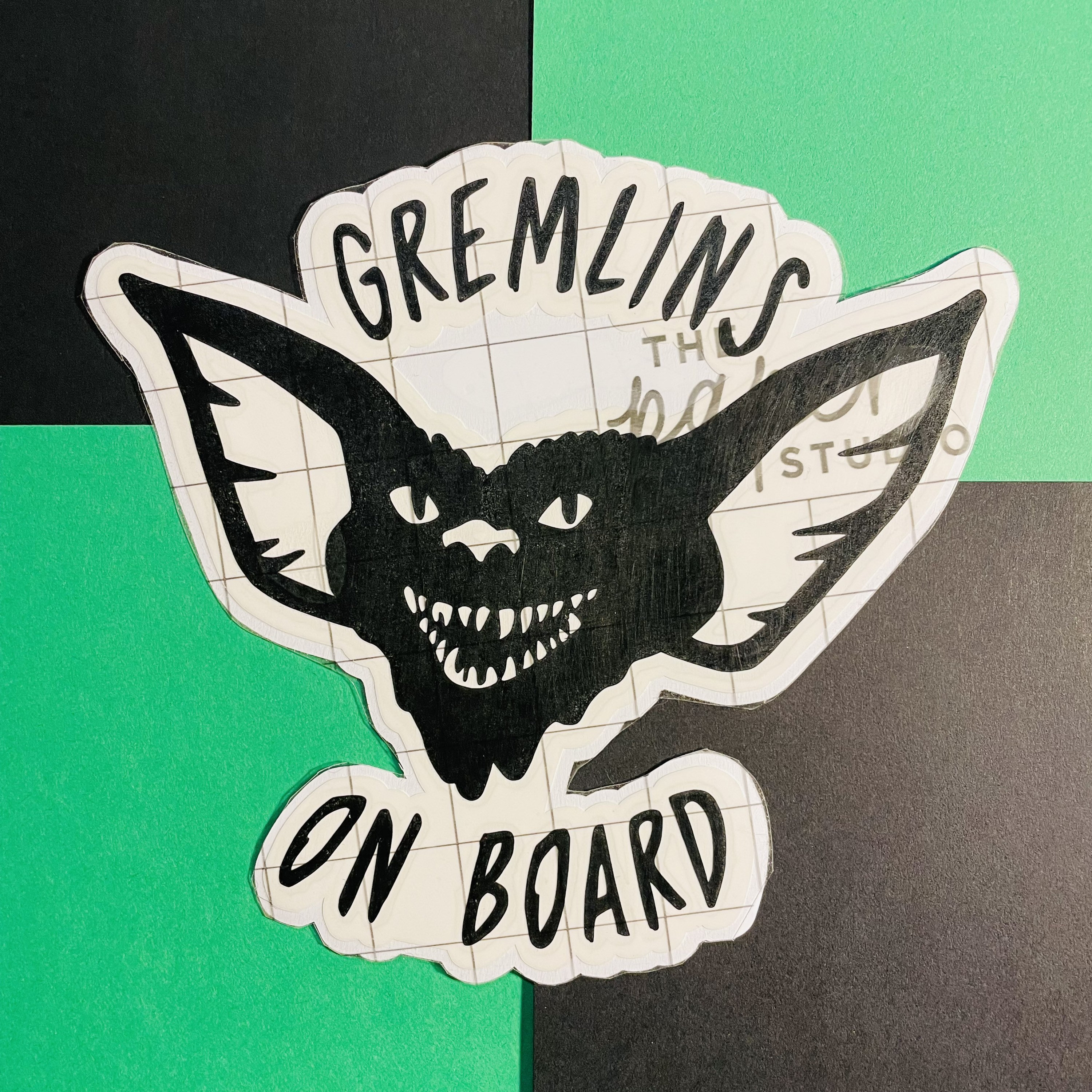 Gremlins/gremlin on Board Vinyl Decal - Etsy