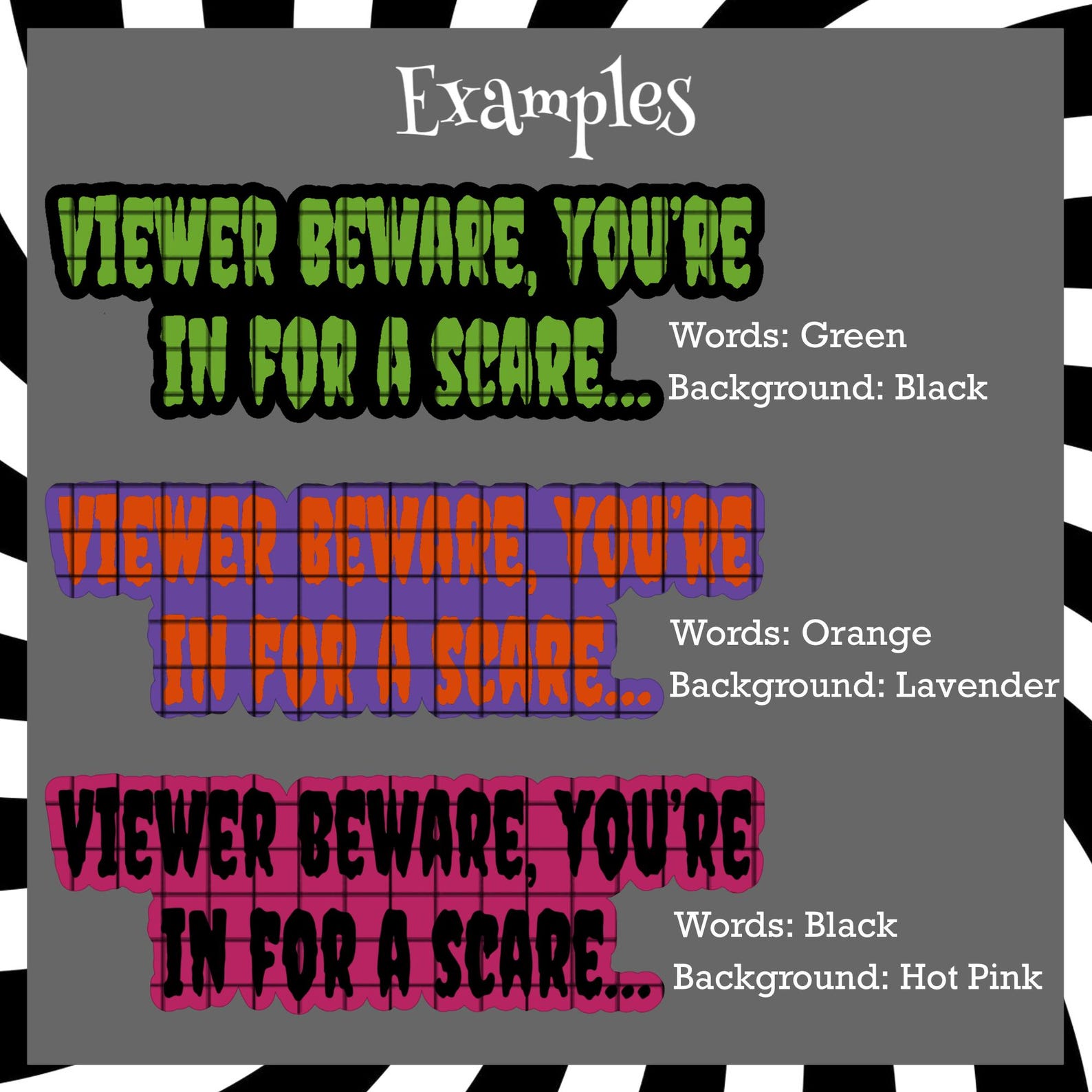 Goosebumps Car Decal | Viewer Beware, You’re in for A Scare… | Spooky ...