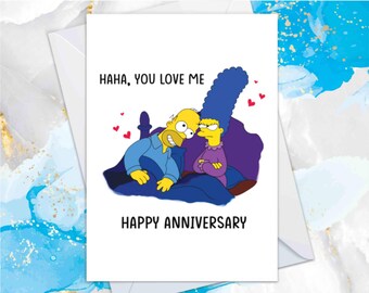 Homer Simpsons Card - Etsy
