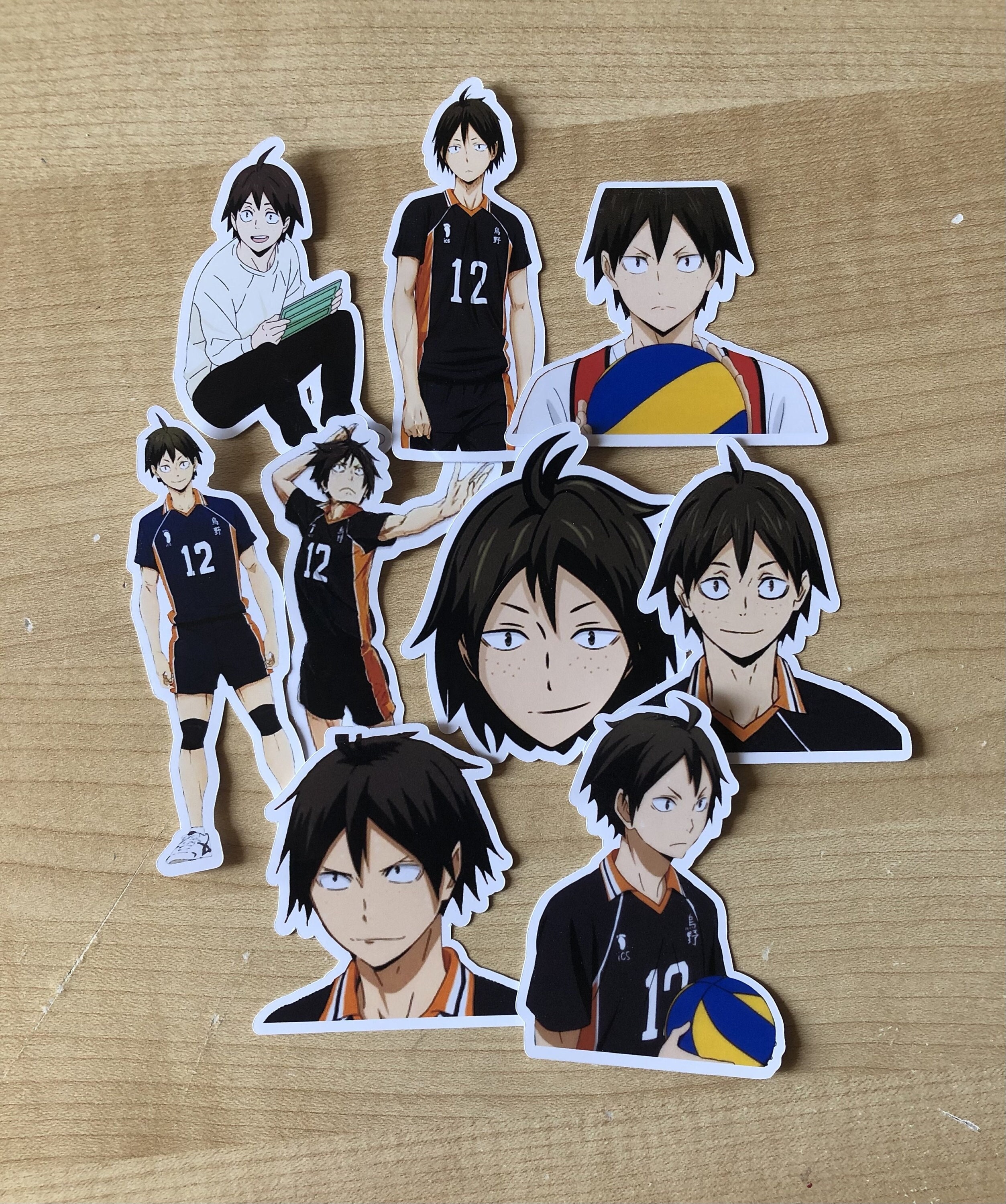 Volleyball Anime Boys Stickers 13 - Etsy