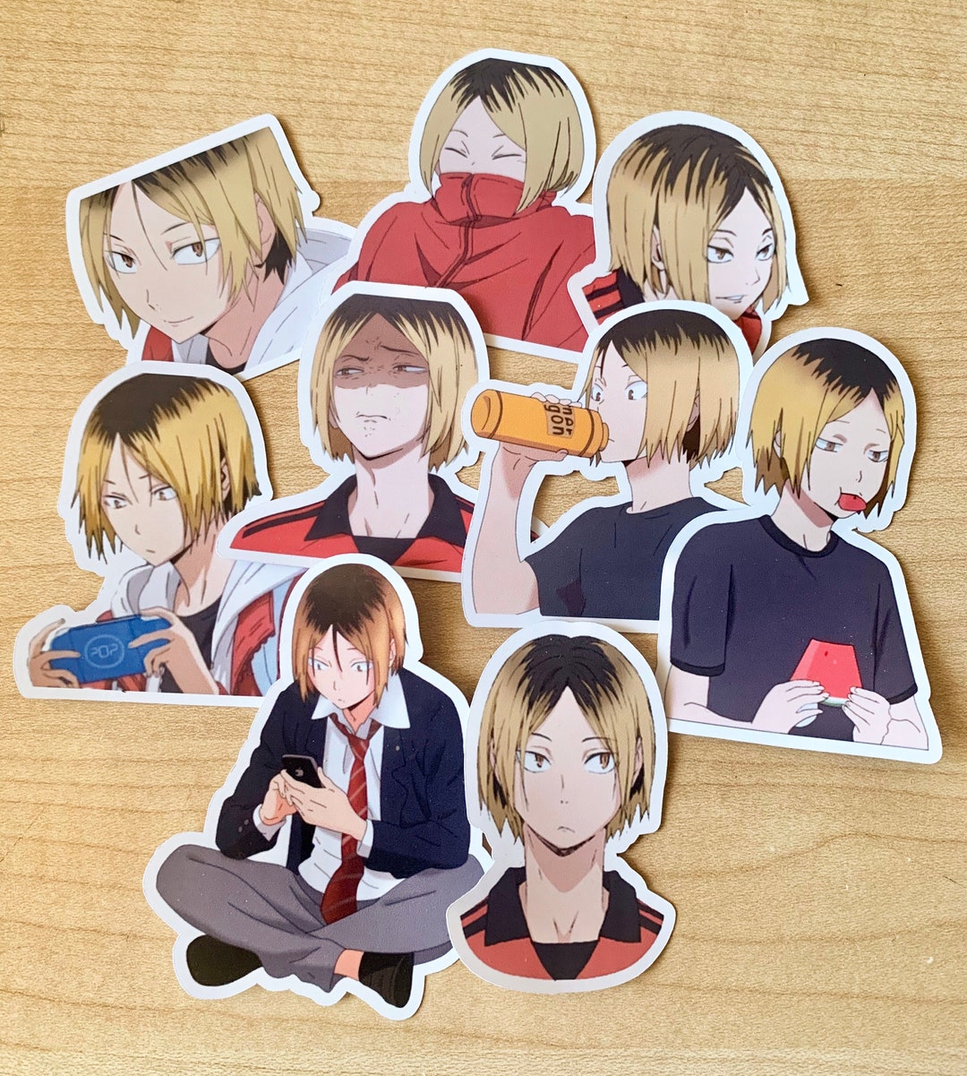 Volleyball Anime Boys Stickers 10 - Etsy