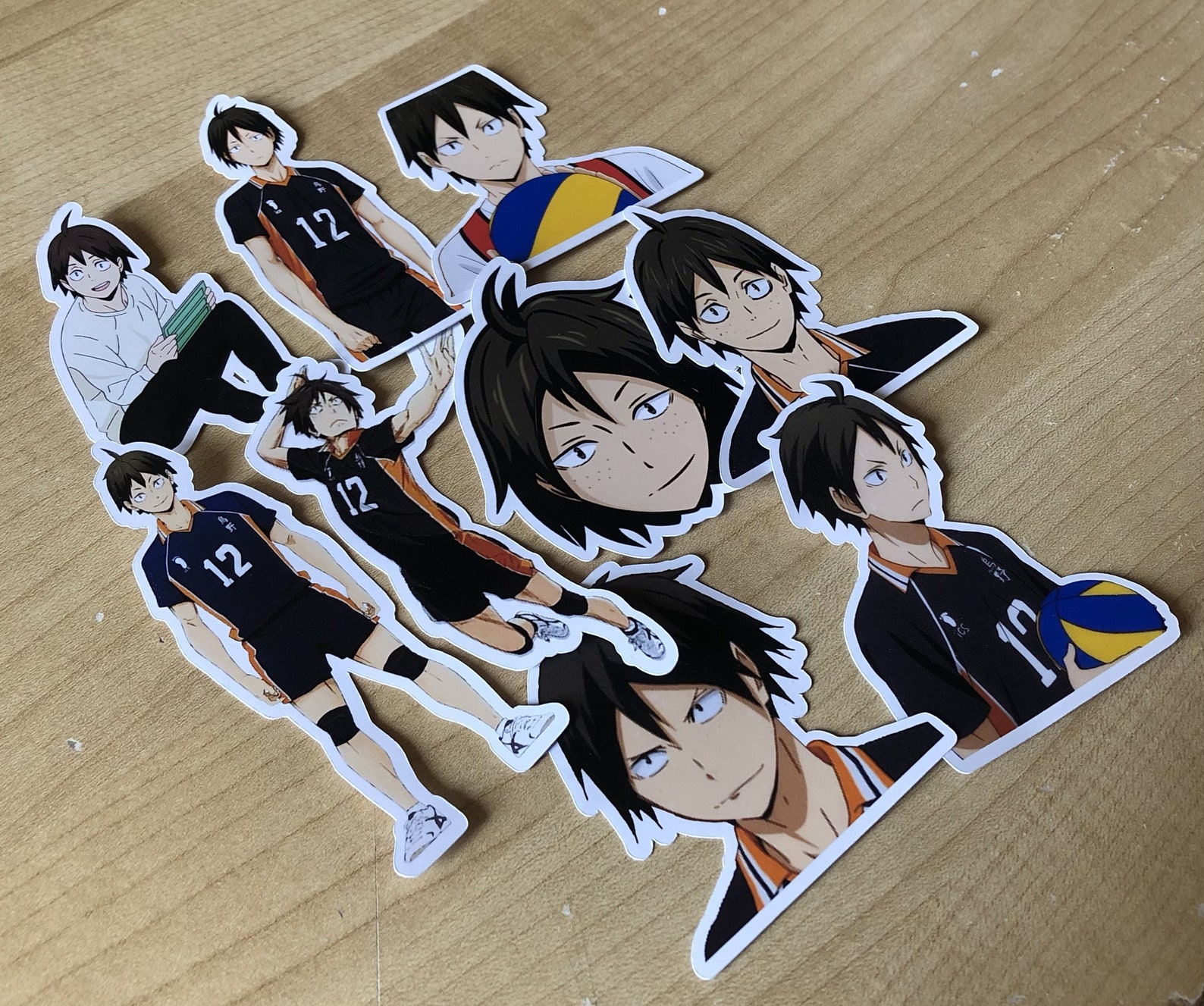 Volleyball Anime Boys Stickers 13 - Etsy