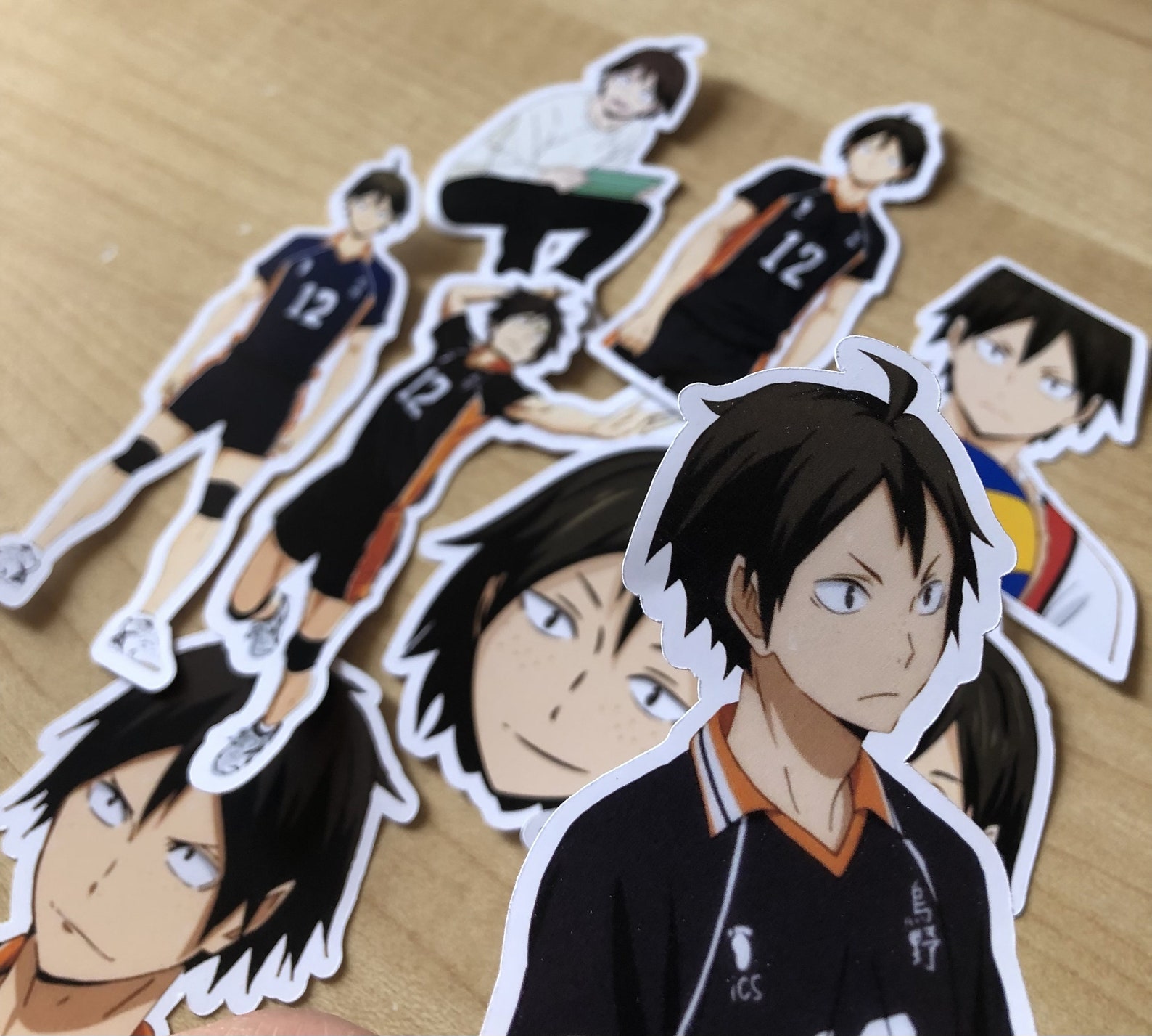 Volleyball Anime Boys Stickers 13 - Etsy