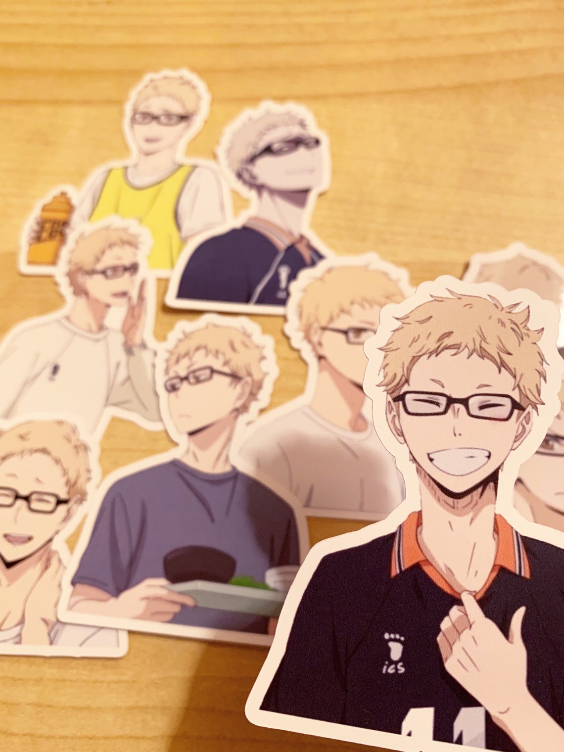 Volleyball Anime Boys Stickers 8 - Etsy