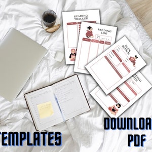 Book Review Tracker Planner Planner Reading Overview - Etsy