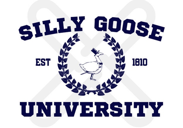 Silly Goose University PNG, SVG, JPG | Digital Download | Silly Goose ...