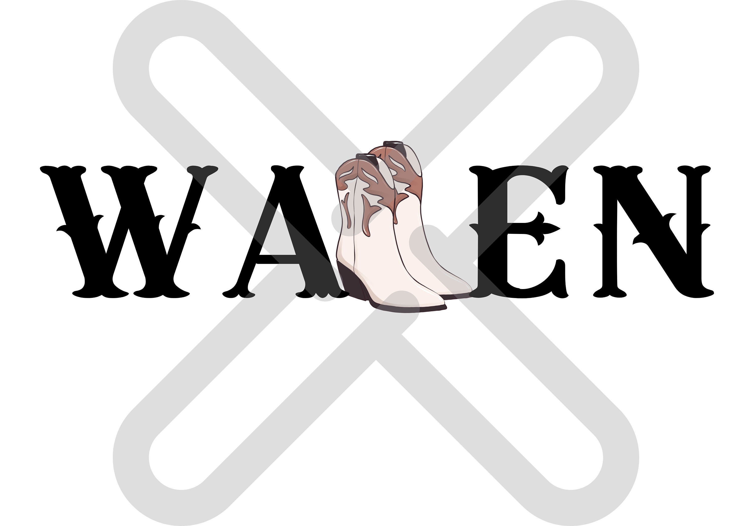 WALLEN PNG Digital Download, Cowboy Designs, Country Western Png, - Etsy