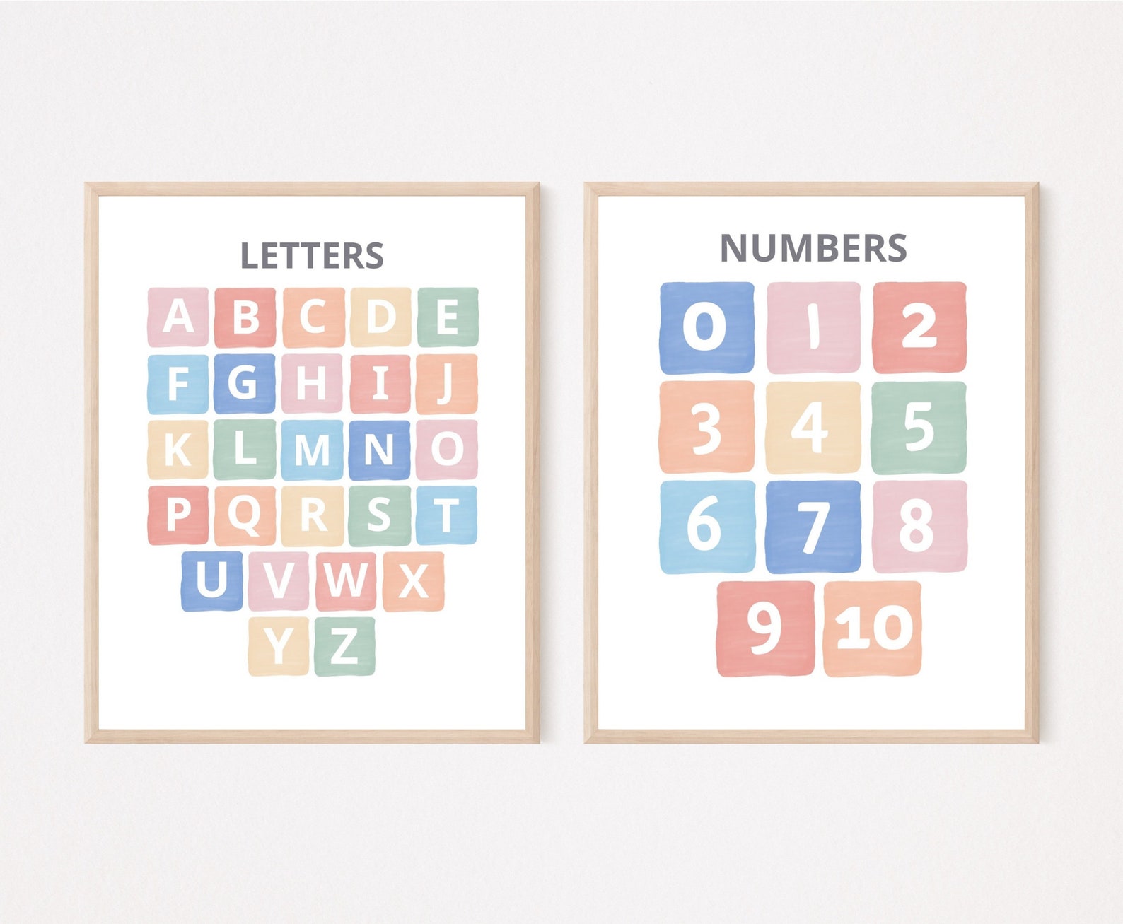 ABC Prints, English Alphabet Poster, Printable Letter Poster, English ...