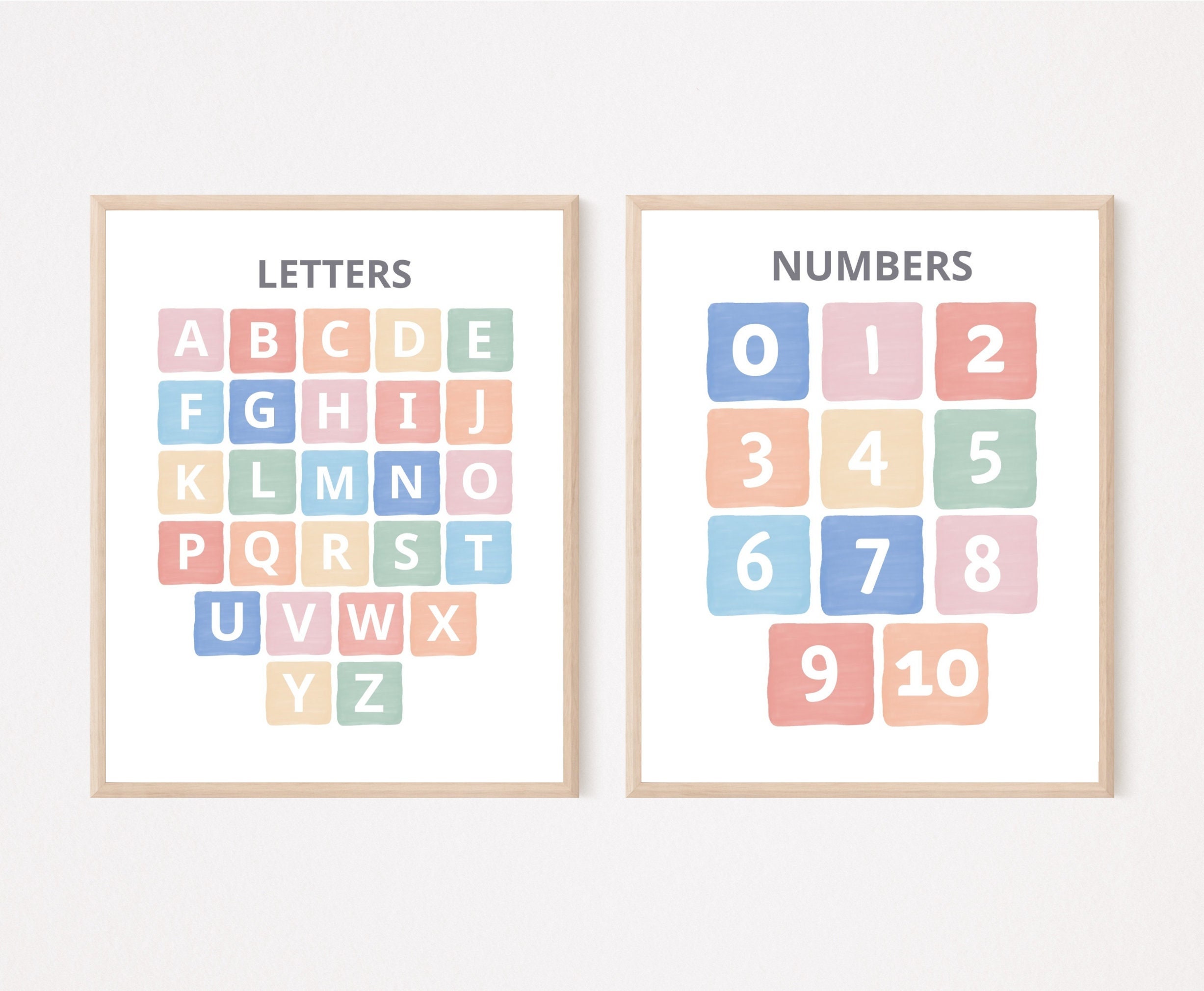 ABC Prints, English Alphabet Poster, Printable Letter Poster, English ...