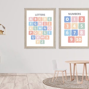 ABC Prints, English Alphabet Poster, Printable Letter Poster, English ...