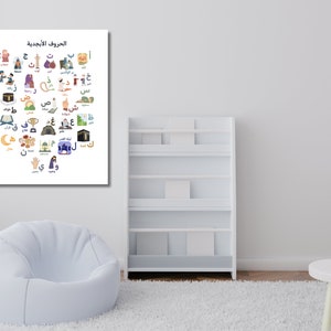 Islamic Arabic Alphabet Poster, Printable Arabic Poster, Arabic ...