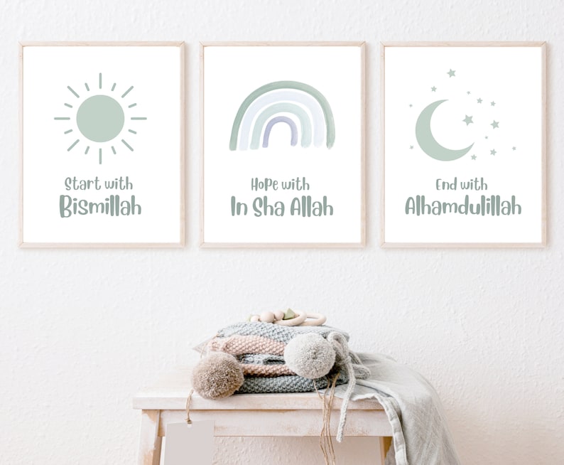 Start With Bismillah, Hope W Inshallah, End W Alhamdullilah, Islamic ...