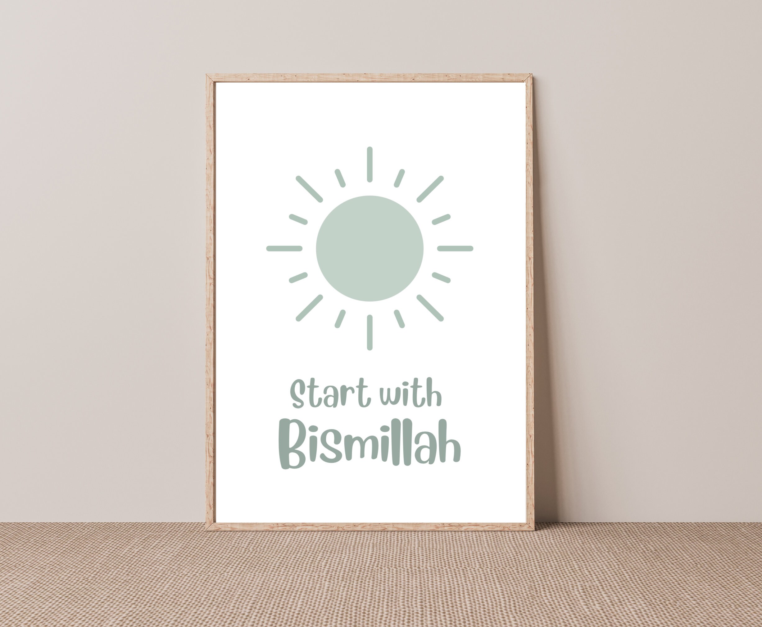 Start With Bismillah, Hope W Inshallah, End W Alhamdullilah, Islamic ...