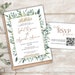 Green Muslim Wedding Invitation Template, Shaadi Card, Desi Wedding ...