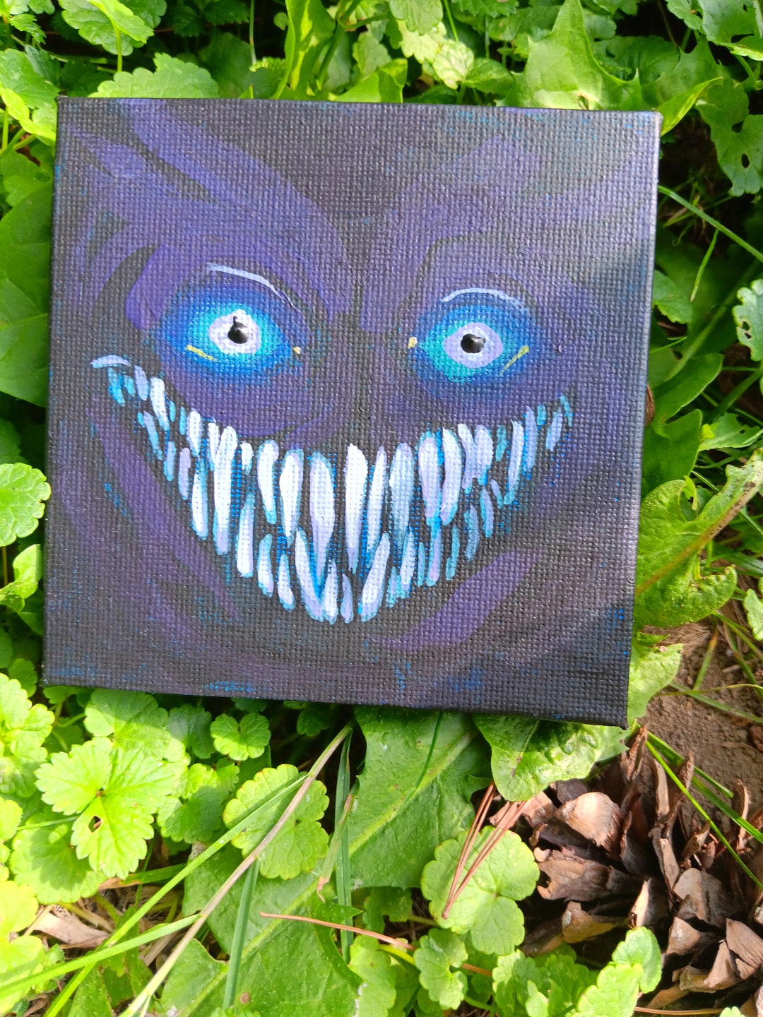 4 X 4 Original Dark Acrylic Painting - Etsy