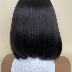 Short Straight Synthetic Half Wig With Headband - Etsy
