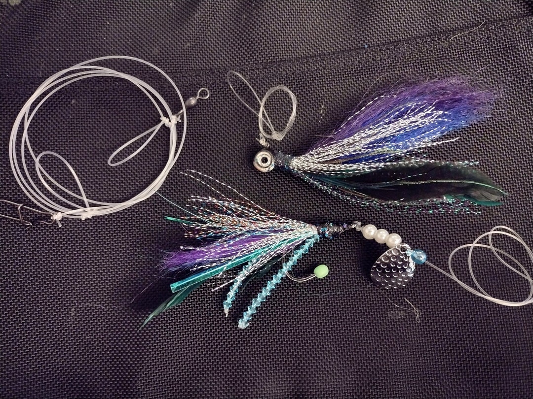 Saltwater Complete Bucktail Flounder Rig - Etsy