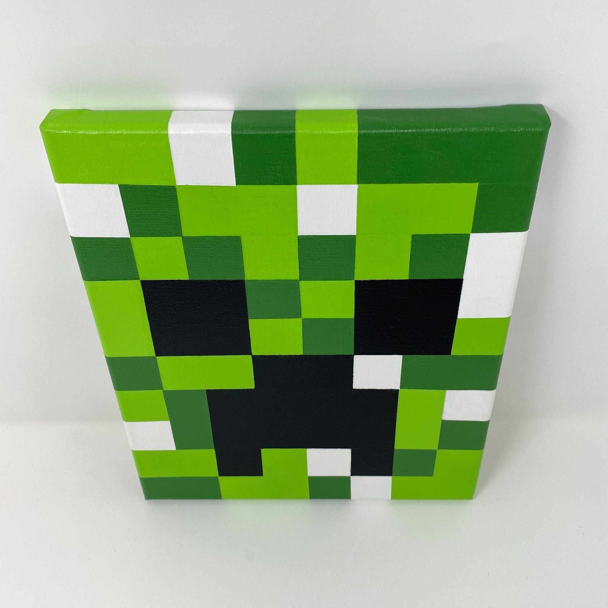 Minecraft Creeper Canvas Painting - Etsy