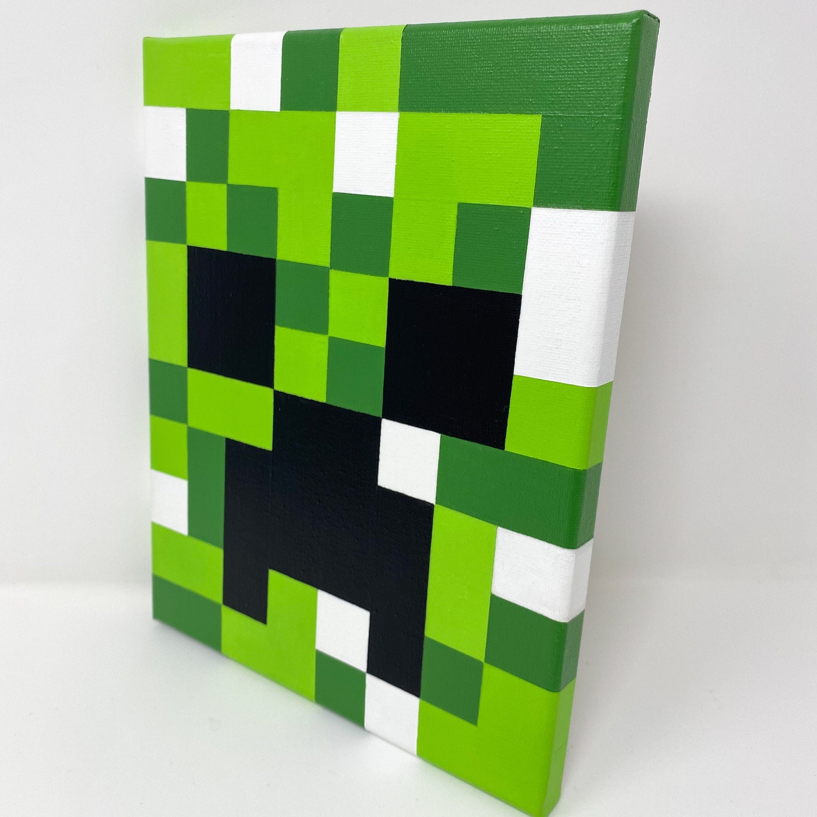Minecraft Creeper Canvas Painting - Etsy