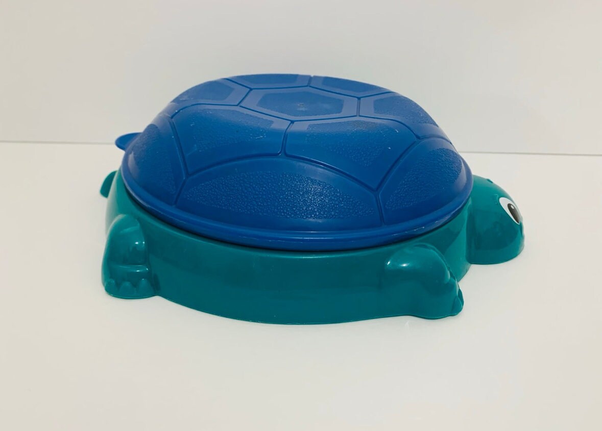 Vintage Rubbermaid Divided Turtle Kids Plate With Bowl Lid Sandbox ...