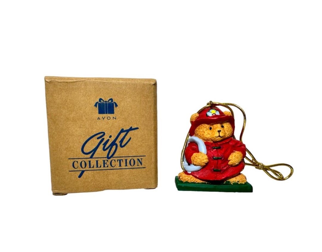 Avon Gift Collection Your Special Package Topper Fireman Christmas ...
