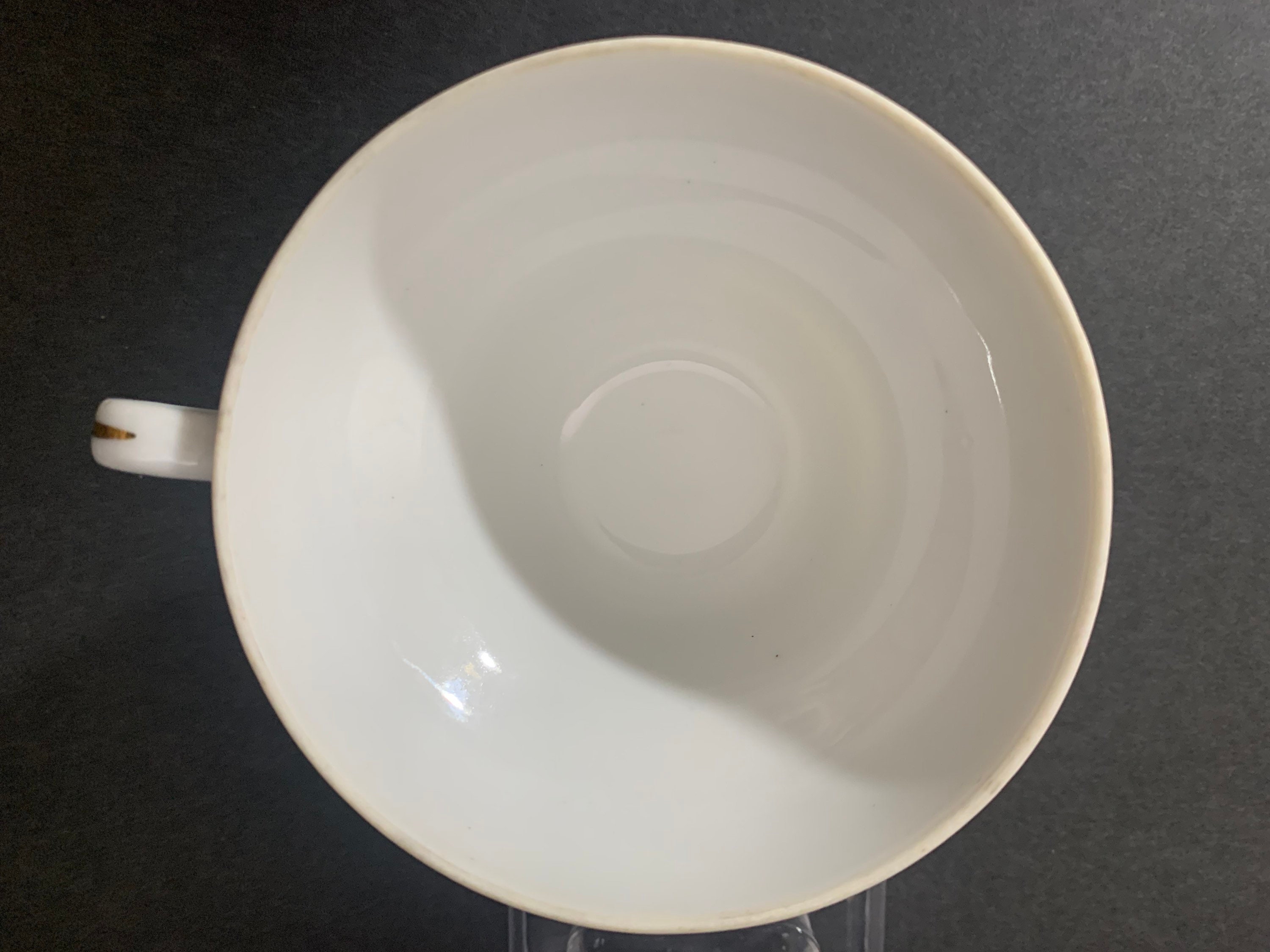 1950s Lipper & Mann Pompadour Rose Salad Plate, Footed Cup, Saucer sold ...