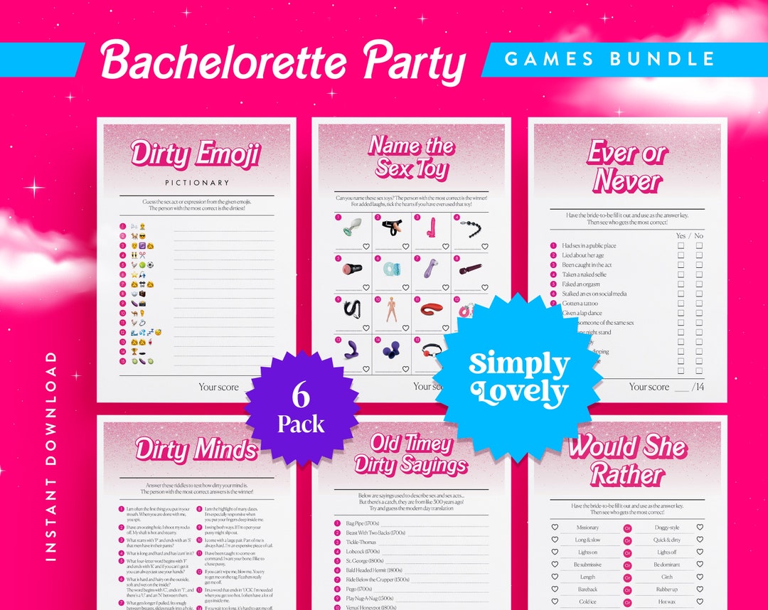 Bachelorette Party Six Pack | Bachelorette Bundle | Modern X Rated ...