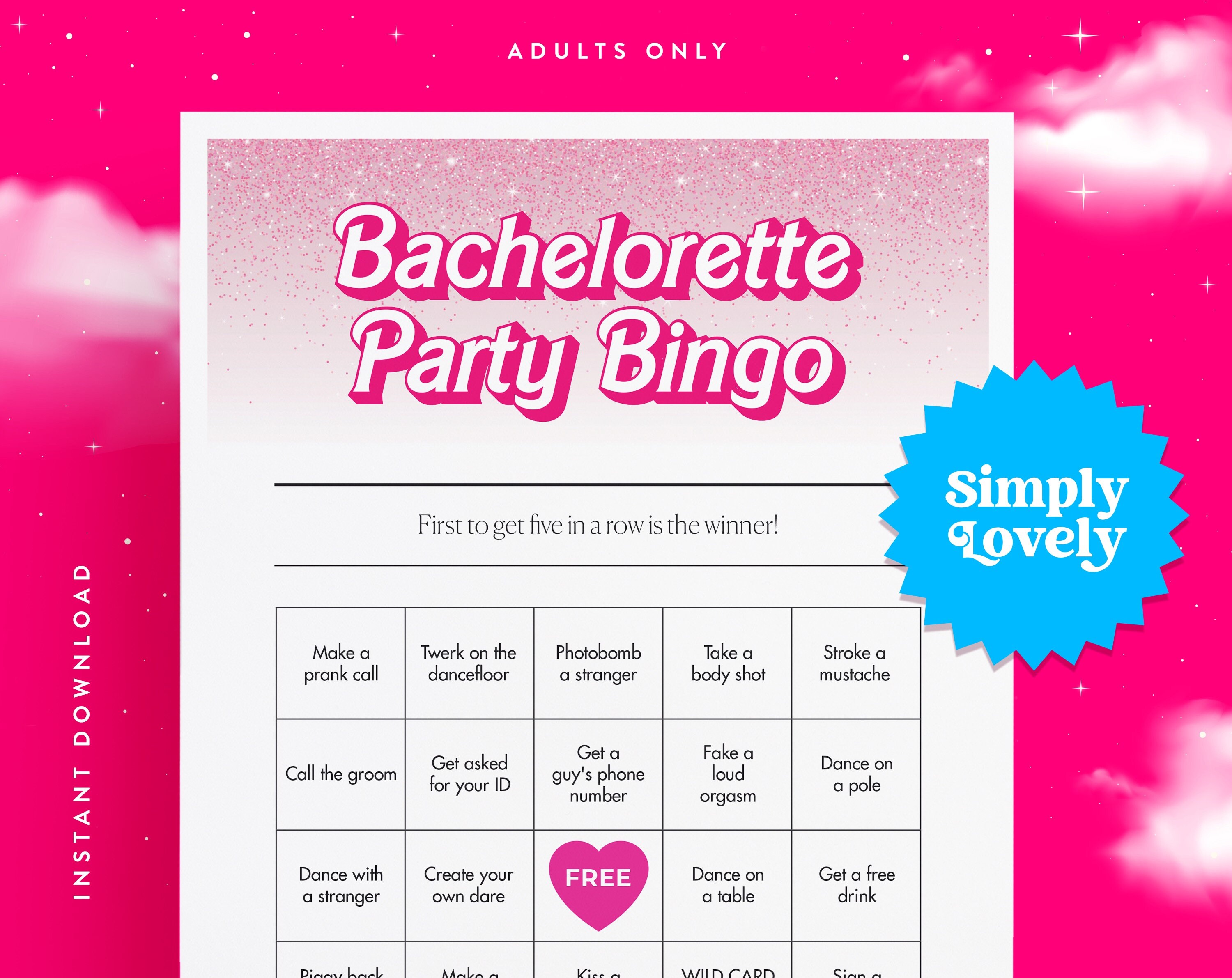 Bachelorette Party Three Pack | Bachelorette Bundle | Modern X Rated ...