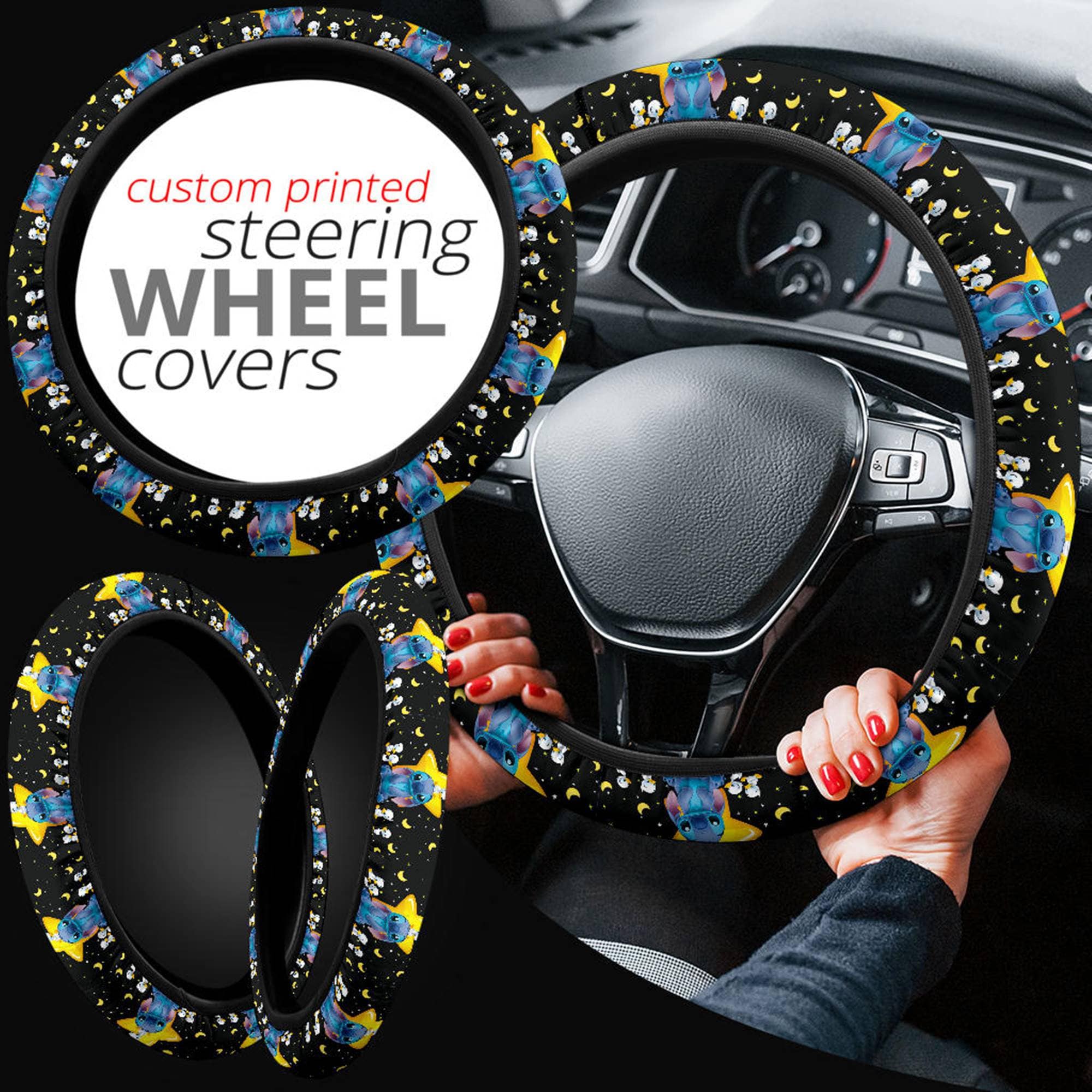 Stitch Steering Wheel Cover | Stitch And Angel Wheel Cover sold by Mads ...