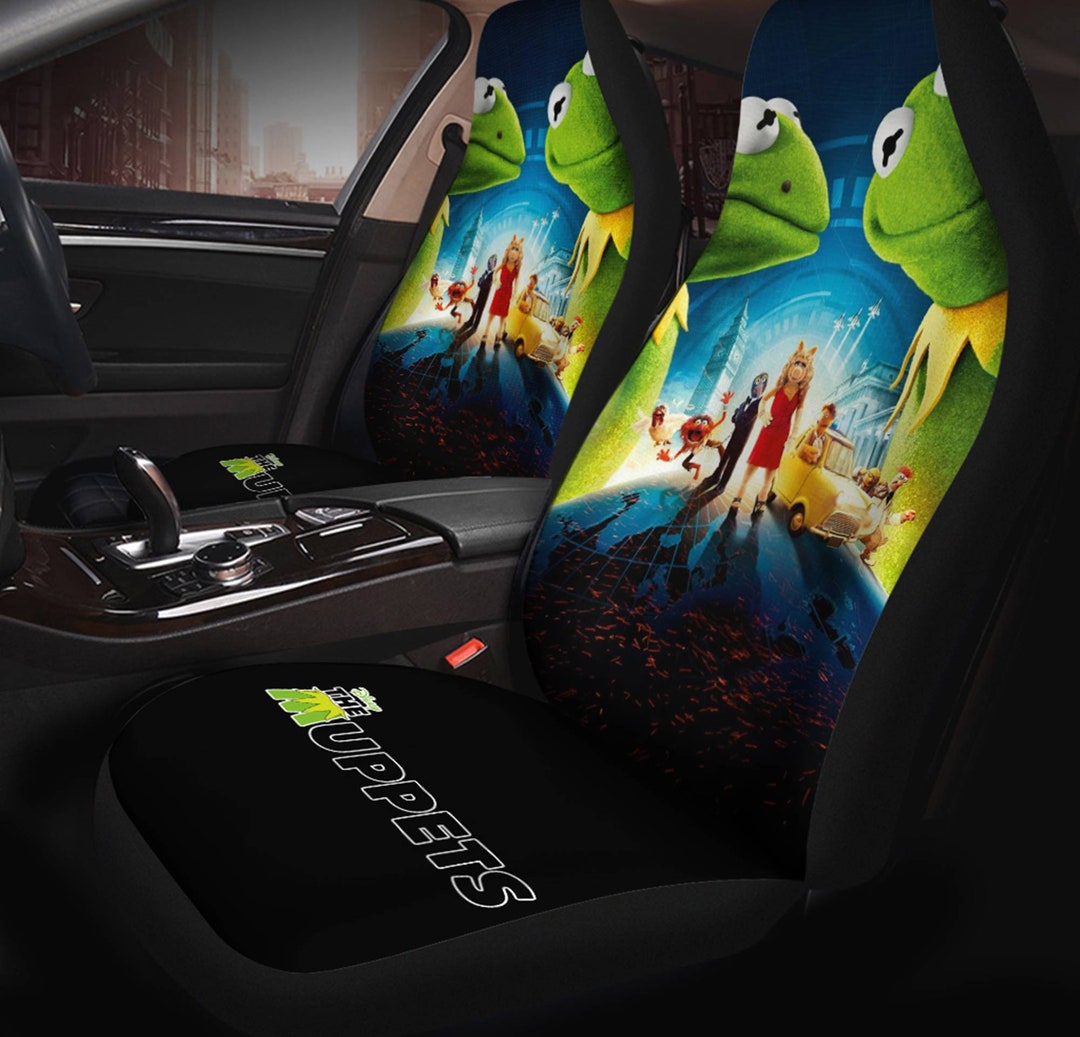 The Muppets Car Seat Covers Set Kermit the Frog Car - Etsy